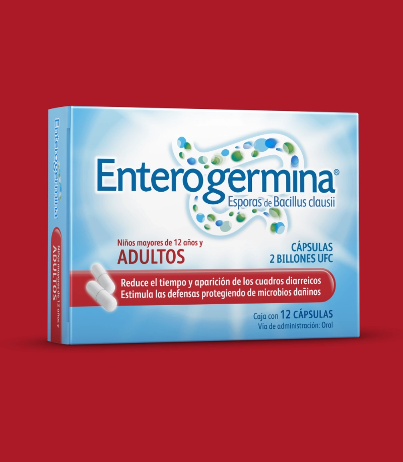 Enterogermina® Cápsulas: estimula las defensas de tu intestino